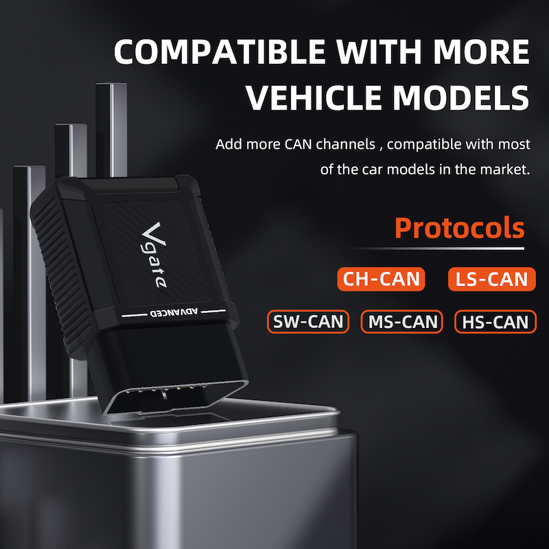 Vgate vLinker MultiECUScan MS Bluetooth Interface for iOS and Windows