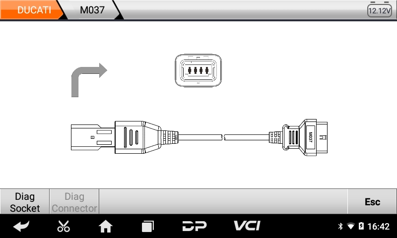 OBDStar iScan Ducati Motorcycle Diagnostic Tool