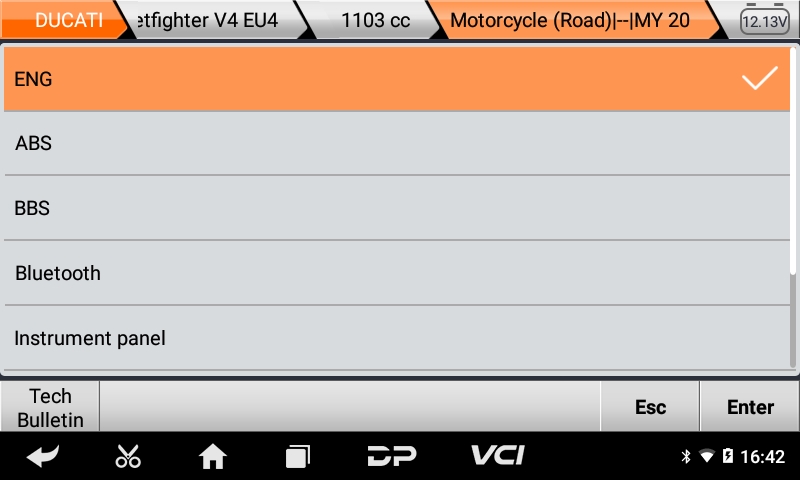 OBDStar iScan Ducati Motorcycle Diagnostic Tool