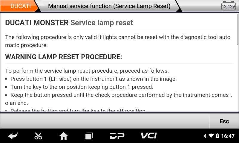 OBDStar iScan Ducati Motorcycle Diagnostic Tool