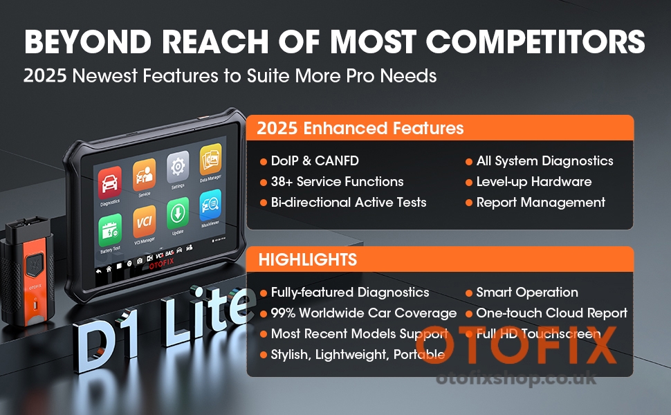 OTOFIX D1 Lite Vehicle Diagnostic System