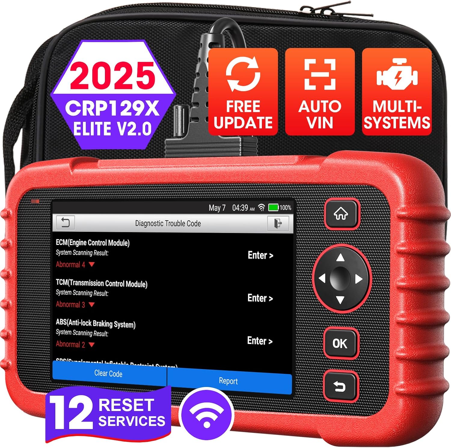 LAUNCH OBD2 Scanner CRP129X V2.0 Car Code Reader Scan Tool